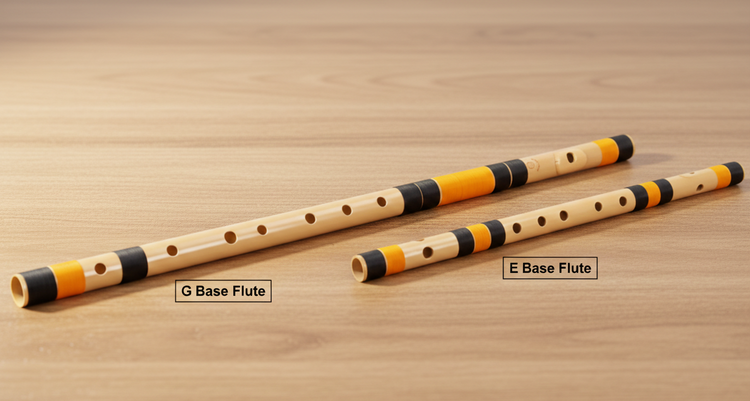 G Natural Base Flute vs E Natural Flute: Which Bansuri Should You Choo