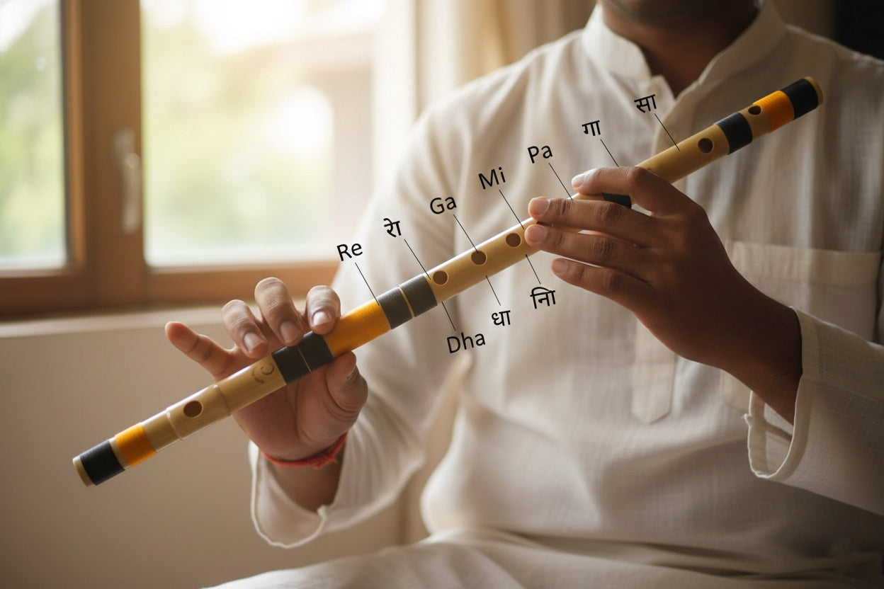 How to Play Sargam on Bansuri